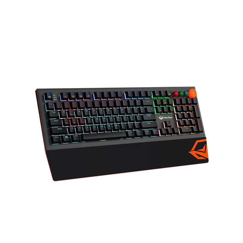 Meetion MK500 Colorful Adjustable Rainbow Backlight Mechanical Gaming ...